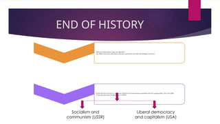 the end_of_history by fukuyama the world | PPT