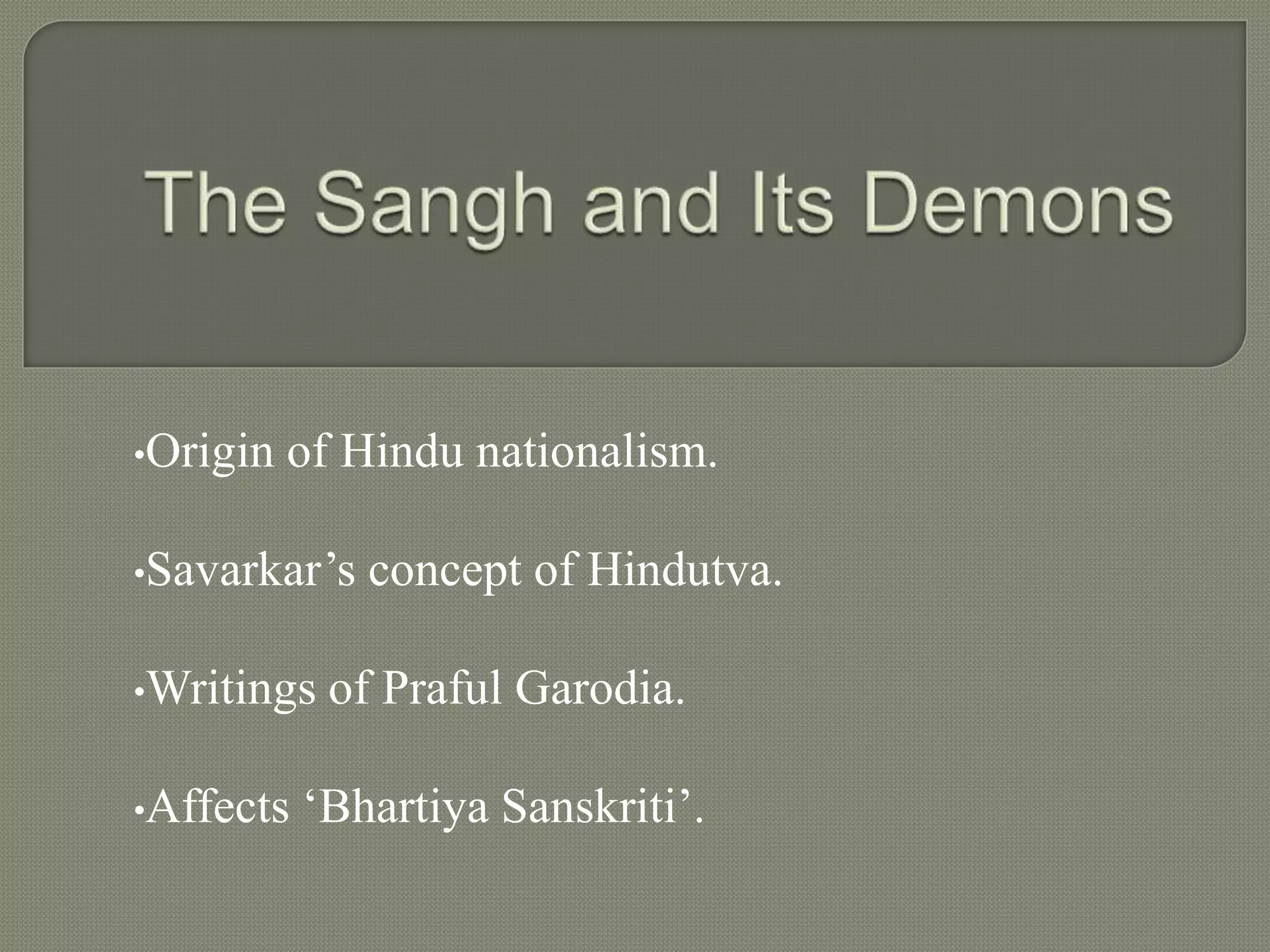 The end of india | PPT