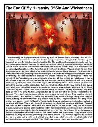 The End Of My Humanity Of Sin And Wickedness.pdf