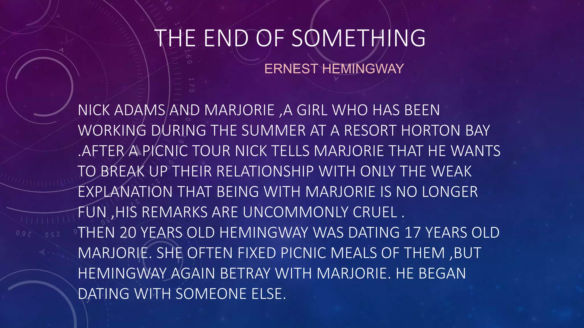 The end of something11 | PPTX