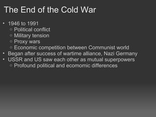 The end of_the_cold_war | PPT