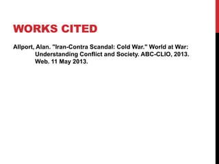 The End of the Cold War | PPTX