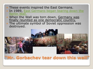 The end of the cold war | PPTX