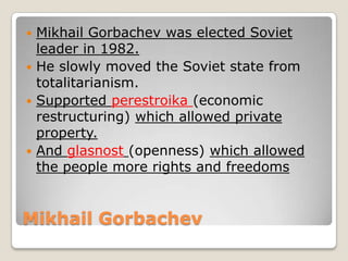 The end of the cold war | PPTX
