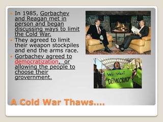 The end of the cold war | PPTX
