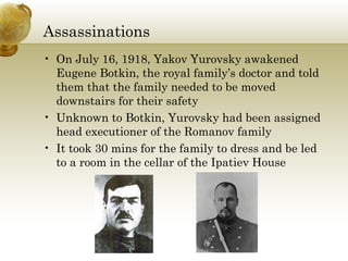 The end of the romanovs | PPT