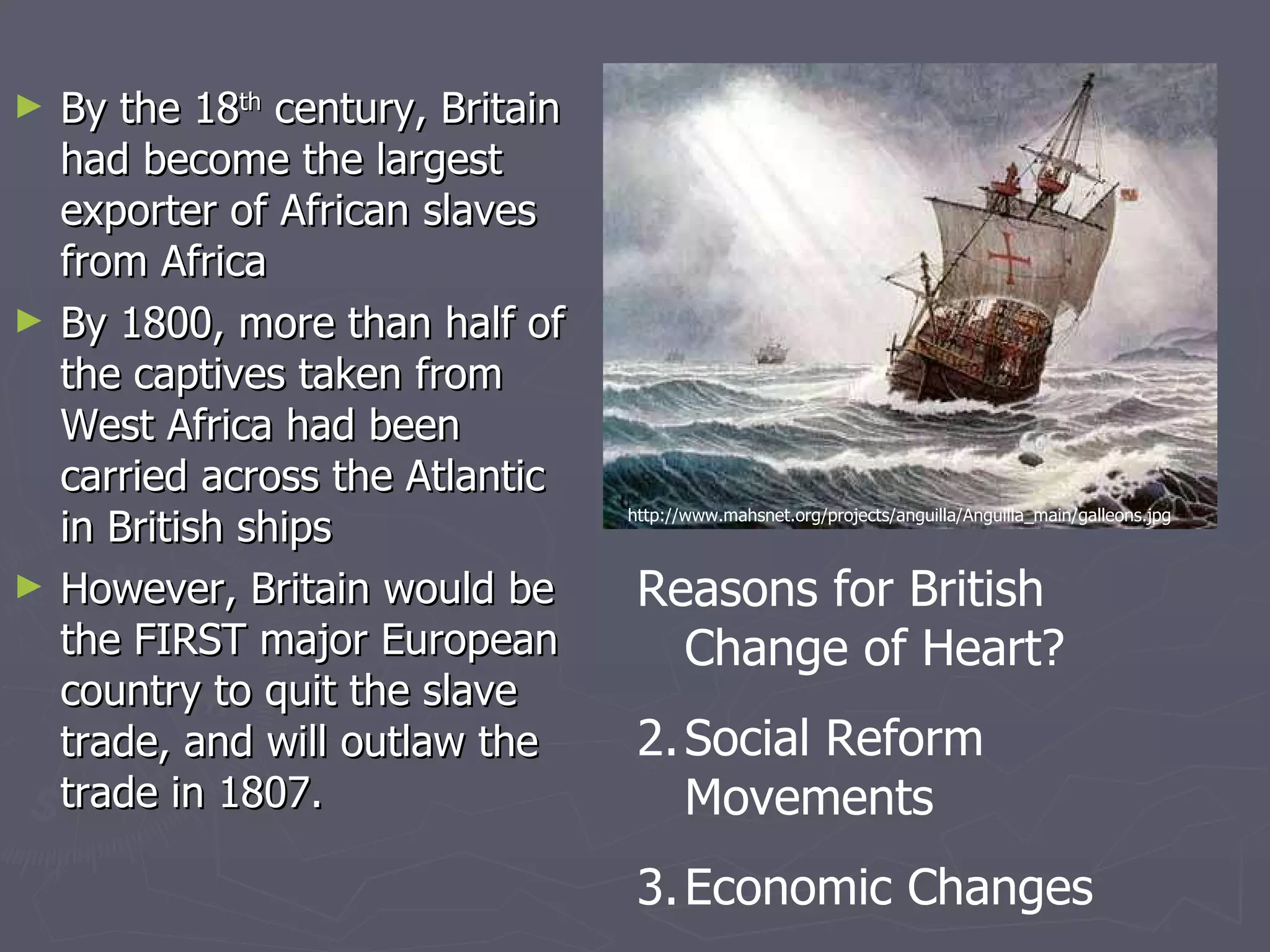 The end of the slave trade | PPT