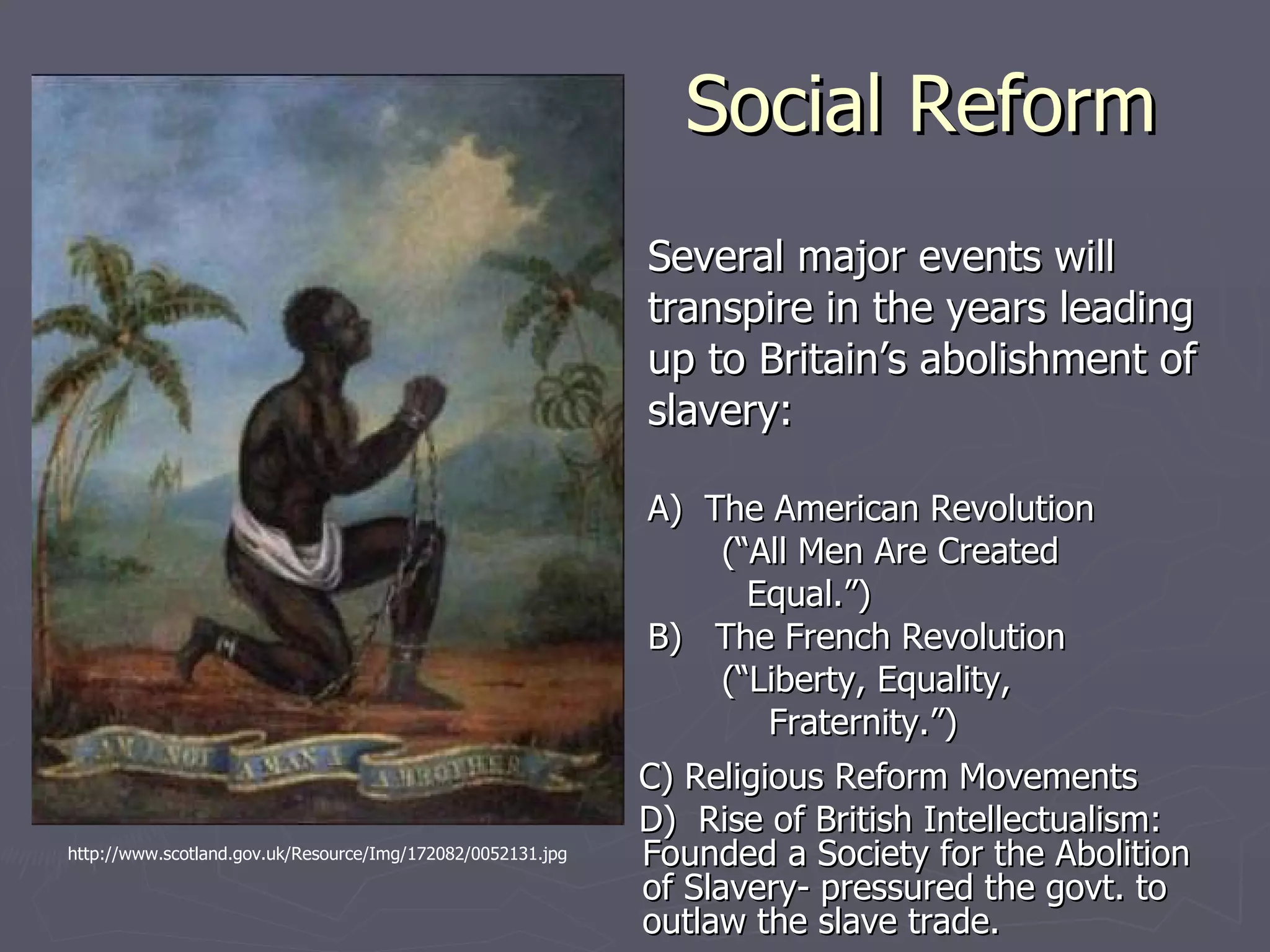 The end of the slave trade | PPT
