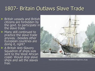 The end of the slave trade | PPT