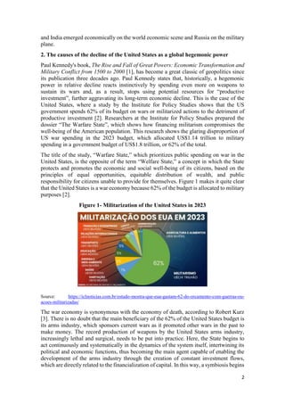 THE END OF THE UNITED STATES AS A WORLD HEGEMONIC POWER AND ITS ...
