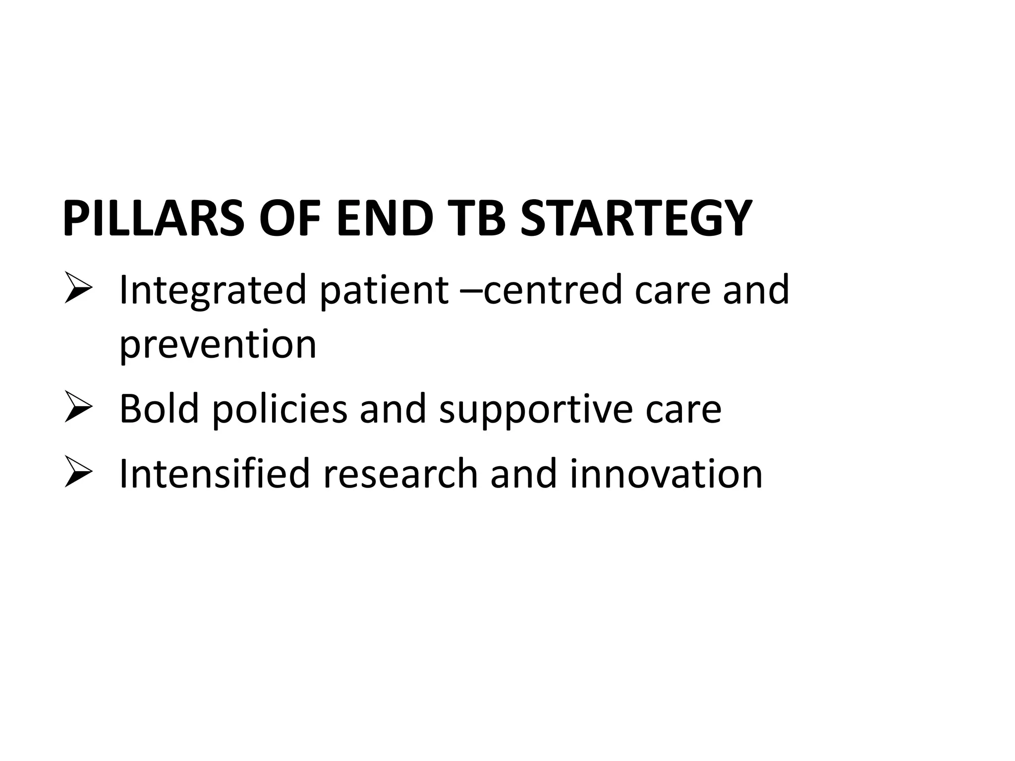The end tb strategy | PPTX