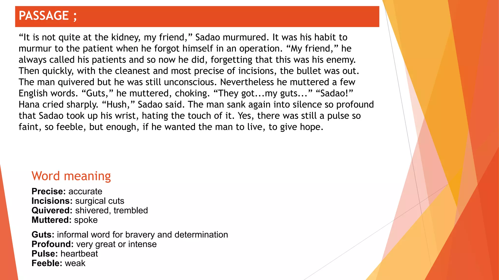 THE ENEMY class 12 L joswin shajan | PPTX