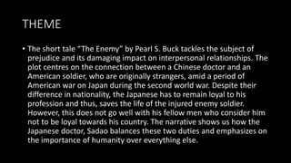 THE ENEMY class 12 L joswin shajan | PPTX