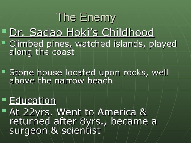 The Enemy.ppt english english class 12 hi | PPT