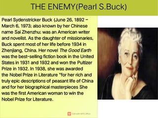 THE ENEMY PPT.pdf by Famous English Author | PDF