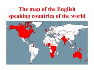 English Speaking Countries. The aspects of local culture | PPT