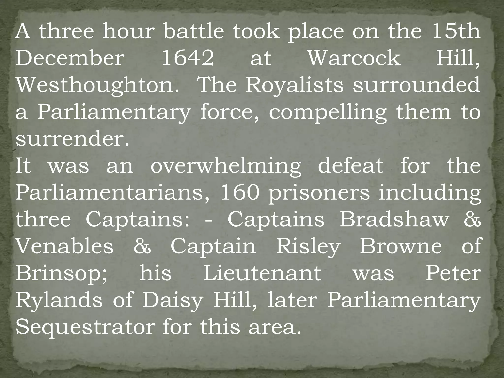 The english civil war | PPTX