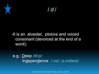 The english consonant | PPT