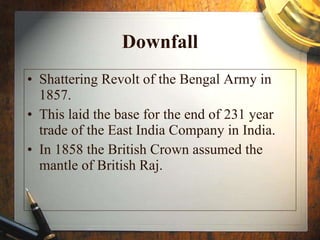 The english east india company final | PPT