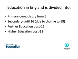The english education system | PPTX