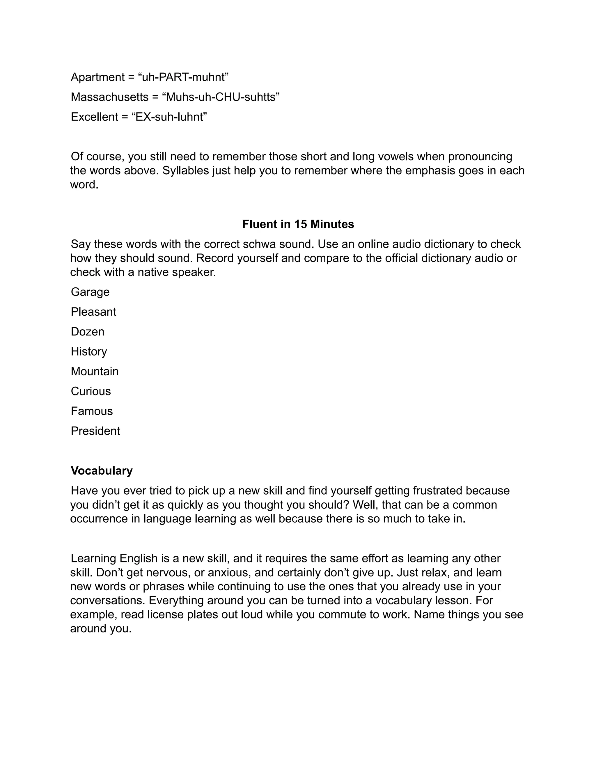 The english fluency_formula | PDF