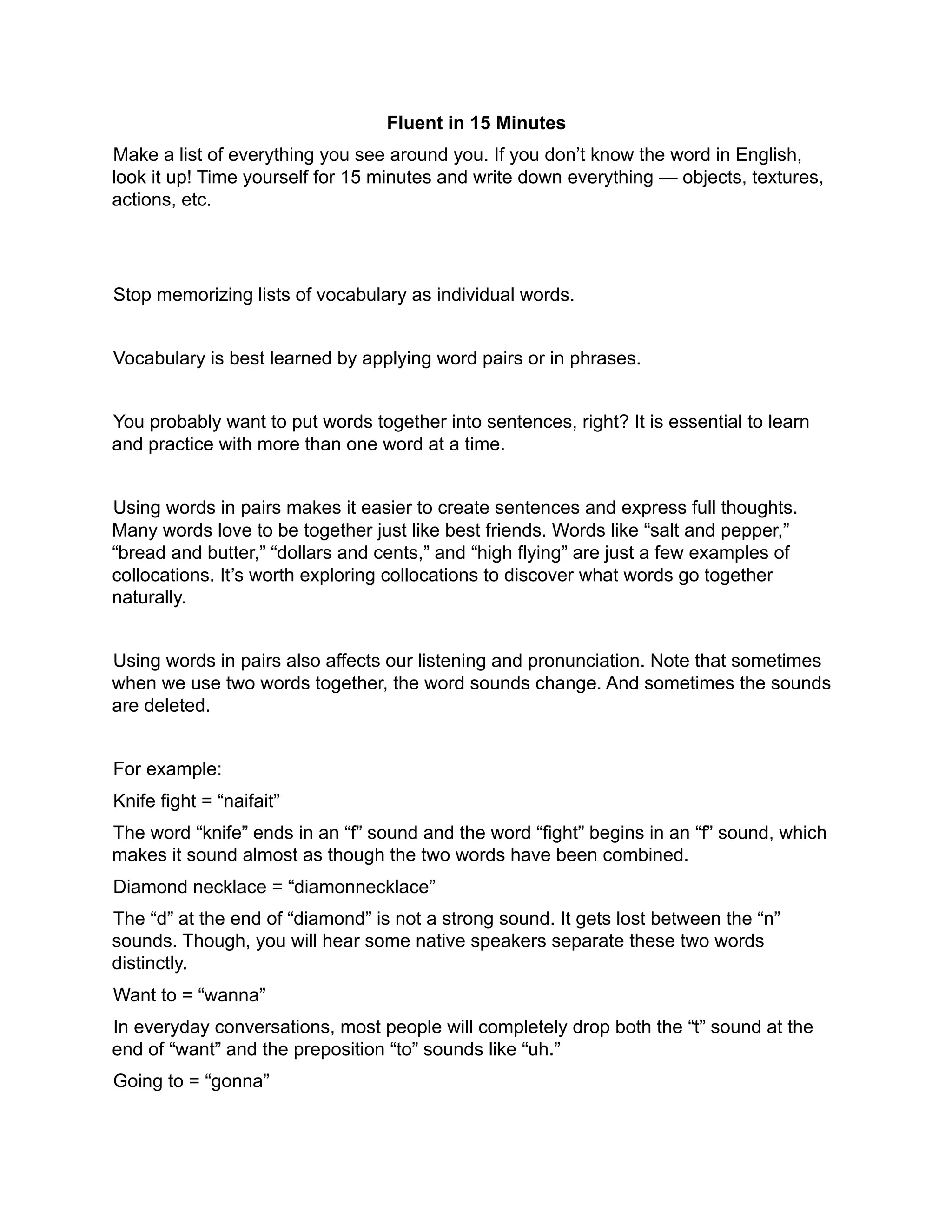 The english fluency_formula | PDF