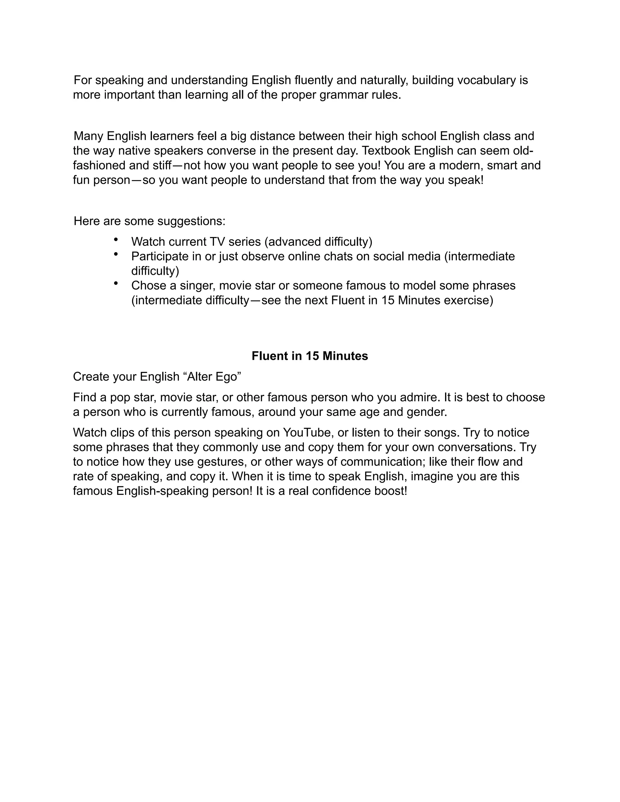 The english fluency_formula | PDF