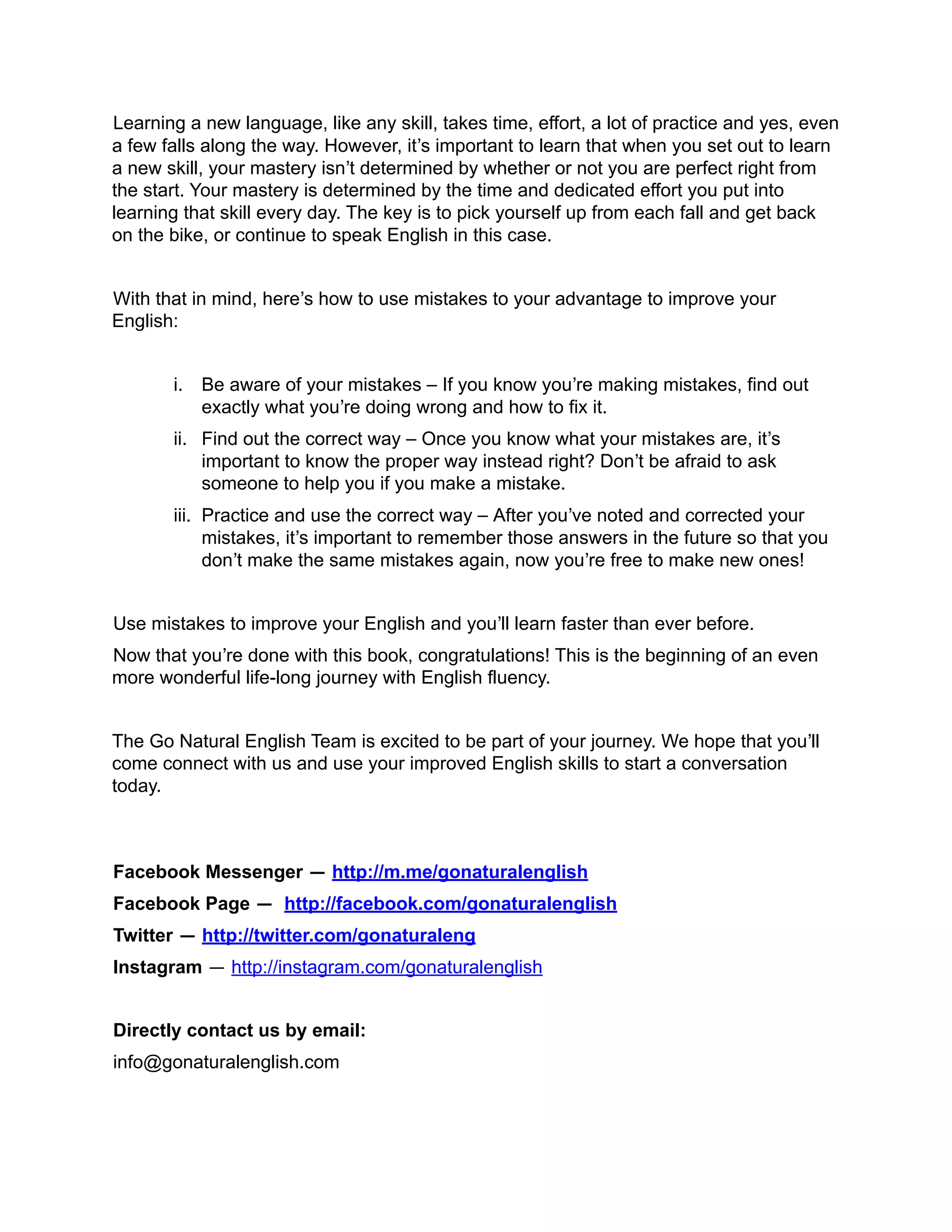 The english fluency_formula | PDF