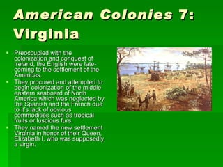 The english in north america | PPT