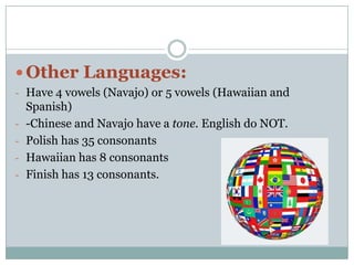 The english language | PPTX