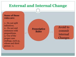 The english language | PPTX