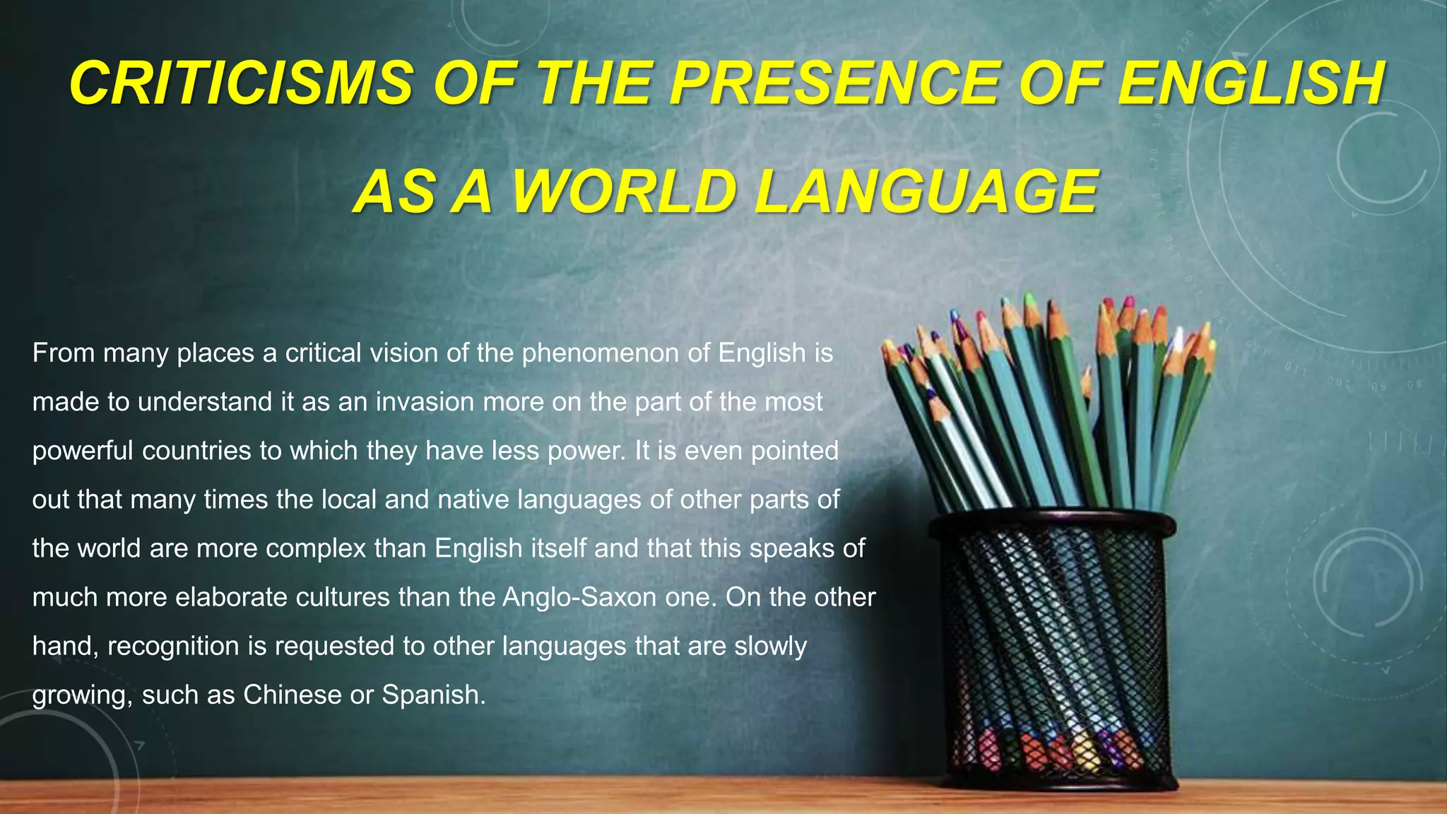 The english language around the world | PPTX | Education