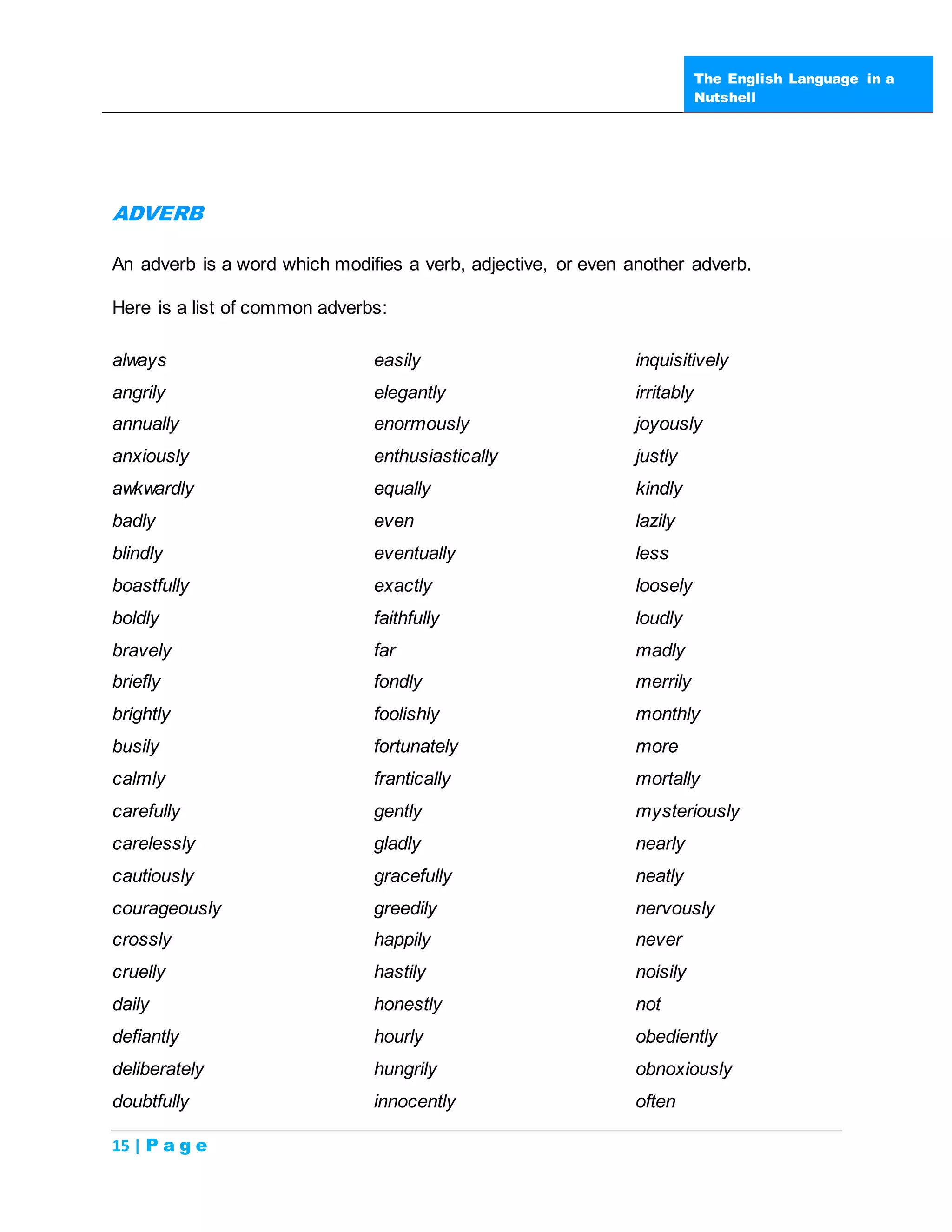 The english language in a nutshell preview | PDF