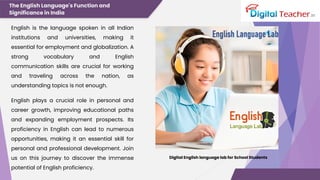 The English Language's Function and Significance in India | PDF