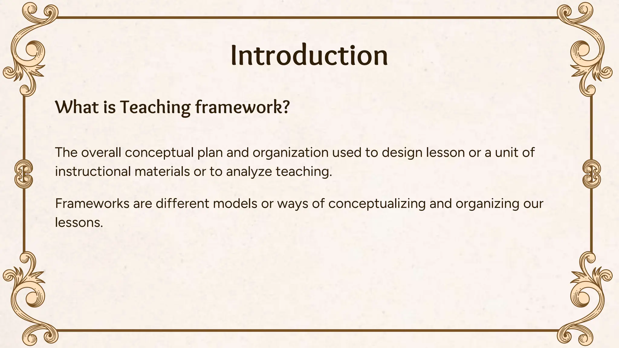The English Language Teaching Frameworks by Ayoub Oubla & Zakaria El ...