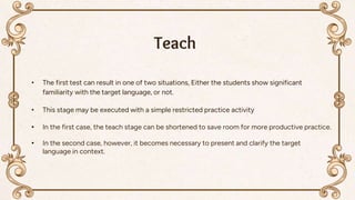 The English Language Teaching Frameworks by Ayoub Oubla & Zakaria El Kouzouni | PPT