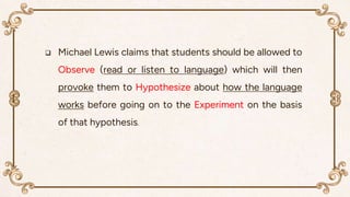 The English Language Teaching Frameworks by Ayoub Oubla & Zakaria El Kouzouni | PPT