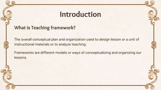 The English Language Teaching Frameworks by Ayoub Oubla & Zakaria El Kouzouni | PPT