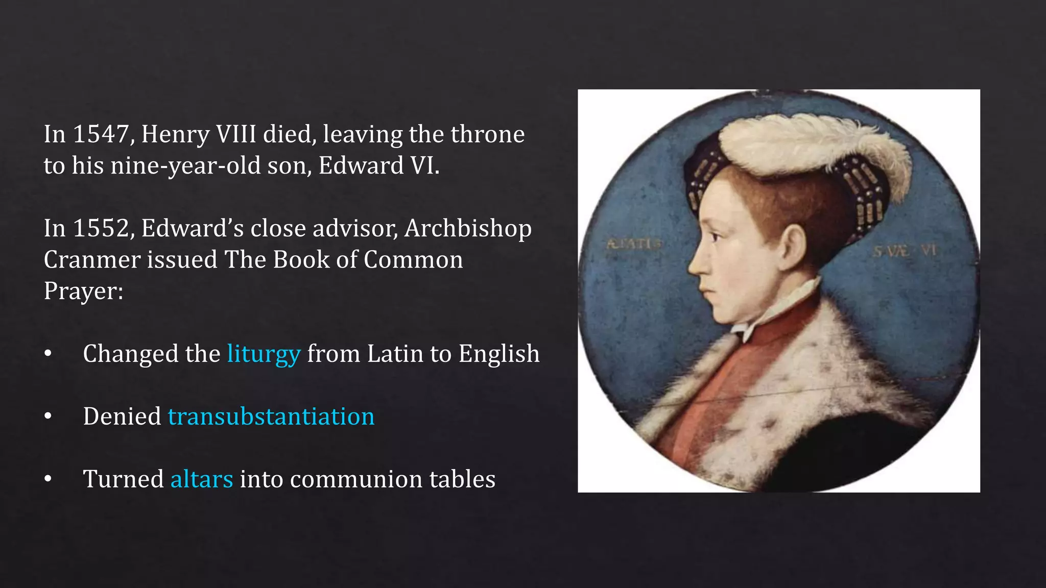 The english reformation powerpoint | PPTX