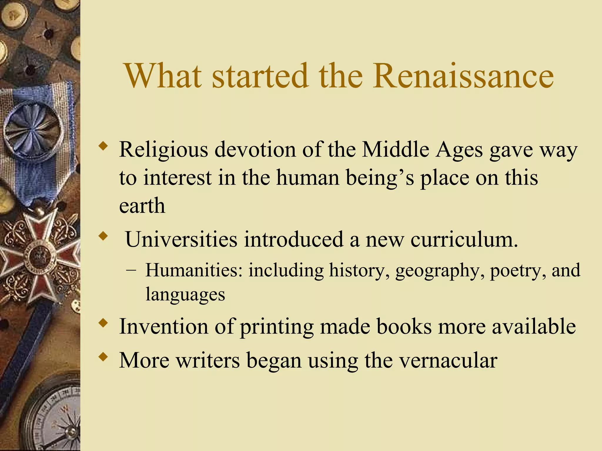 The English Renaissance | PPT