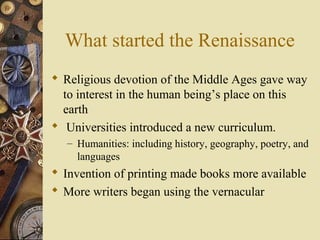 The English Renaissance | PPT