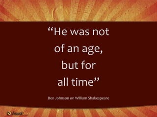 The english renaissance and william shakespeare visual bee | PPTX