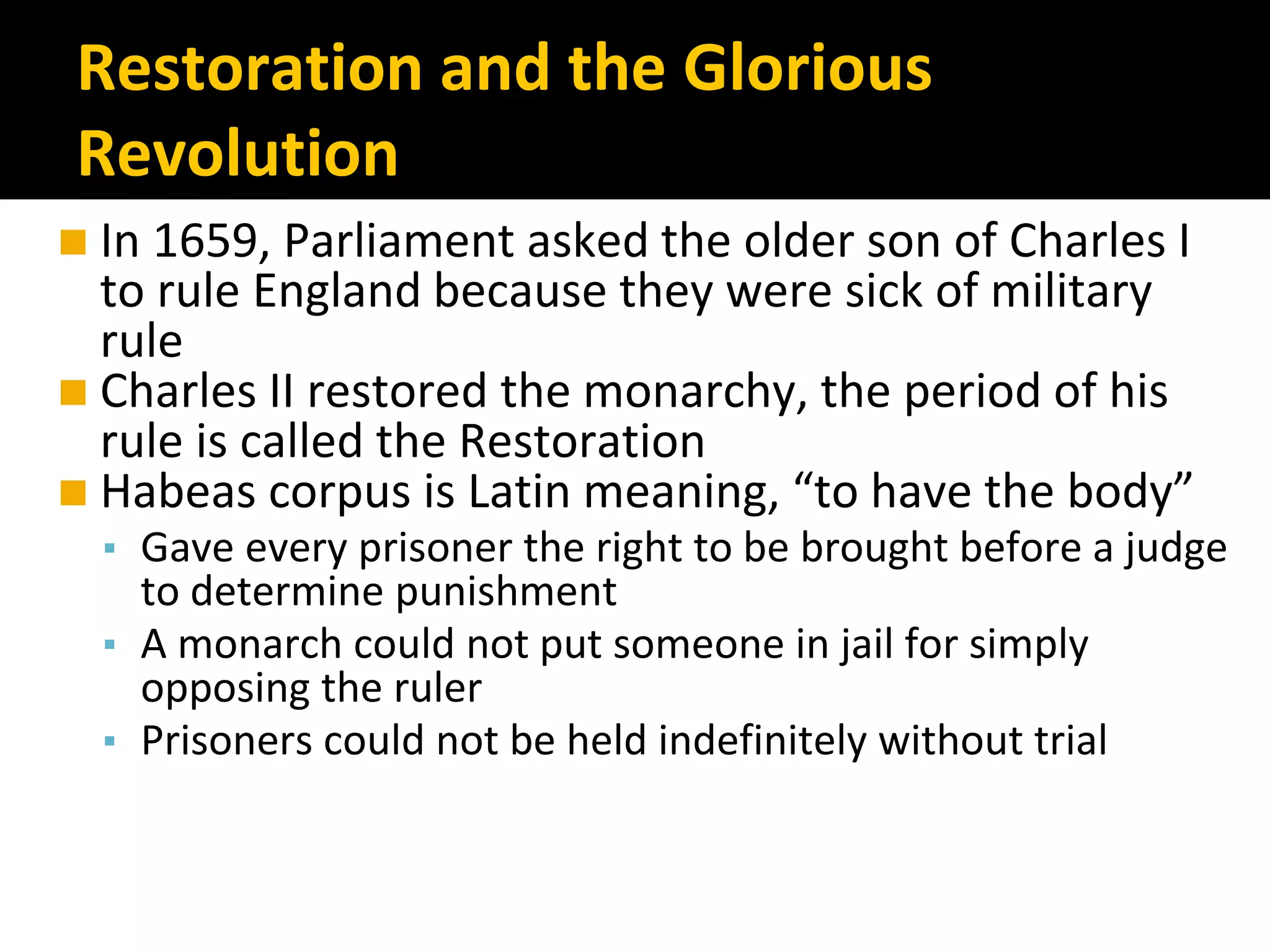 The English Revolution | PPTX