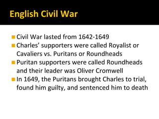 The English Revolution | PPTX