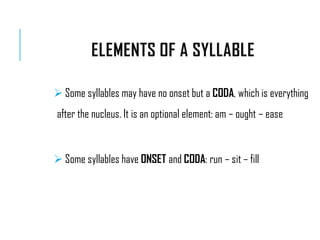 The English Syllable | PDF