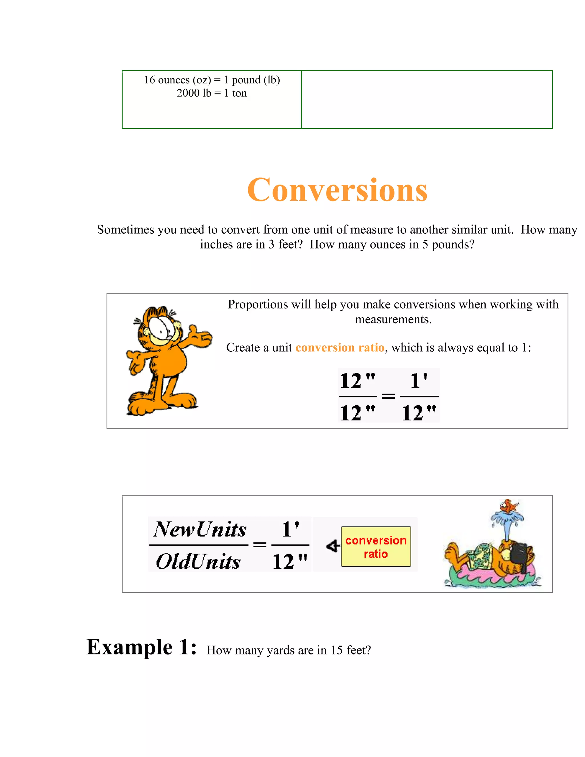 The english system of measurement | DOCX