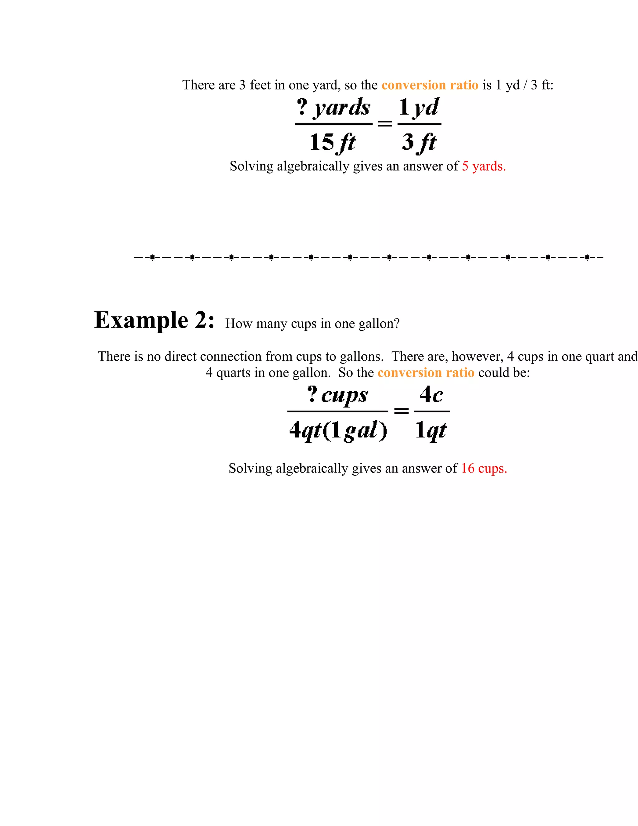 The english system of measurement | DOCX