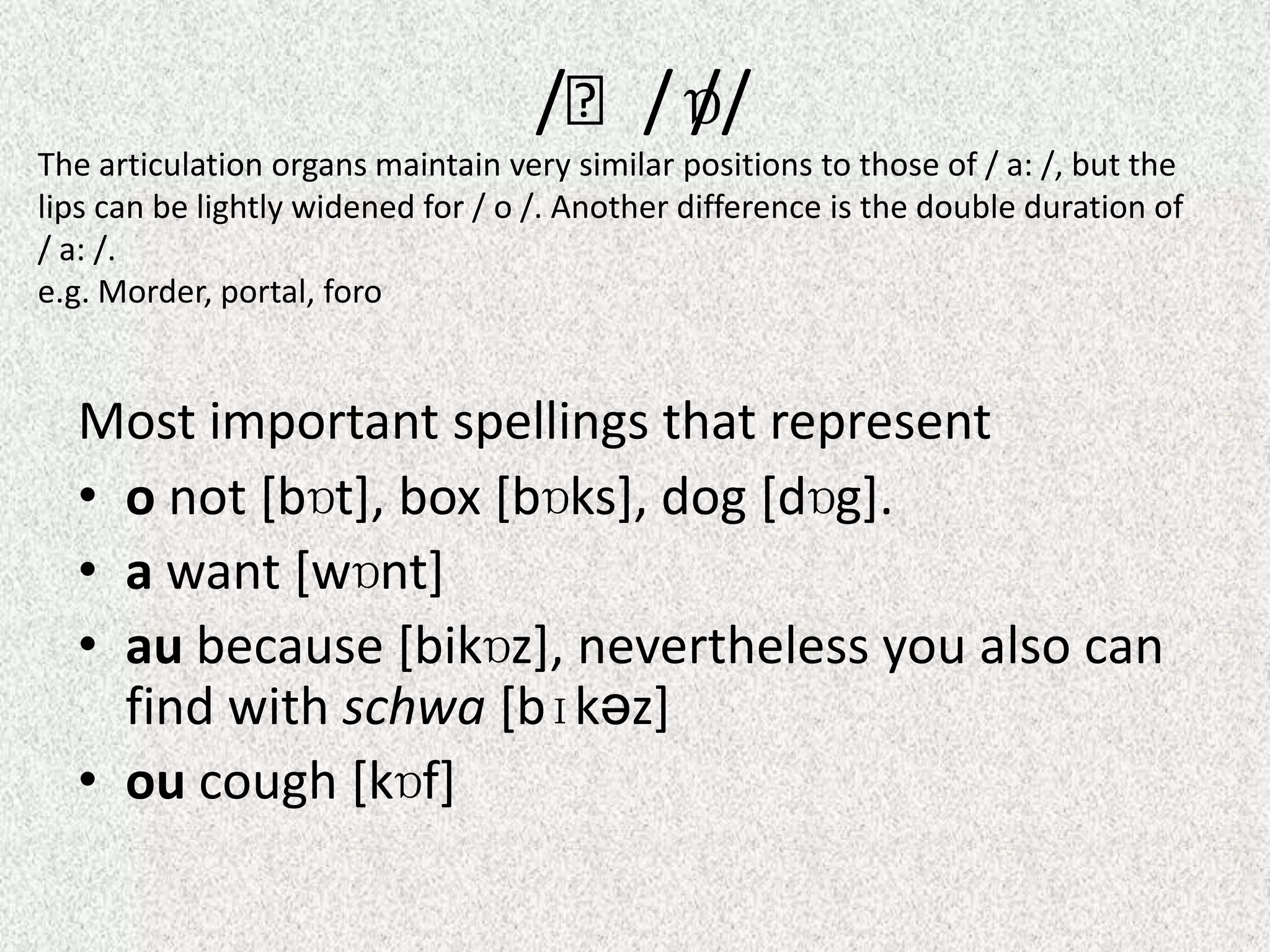 The english vowel system | PPTX