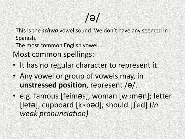 The english vowel system | PPTX | Consumer Electronics | Technology & Computing