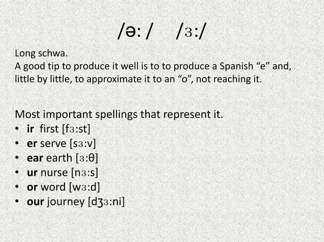 The english vowel system | PPTX | Consumer Electronics | Technology ...